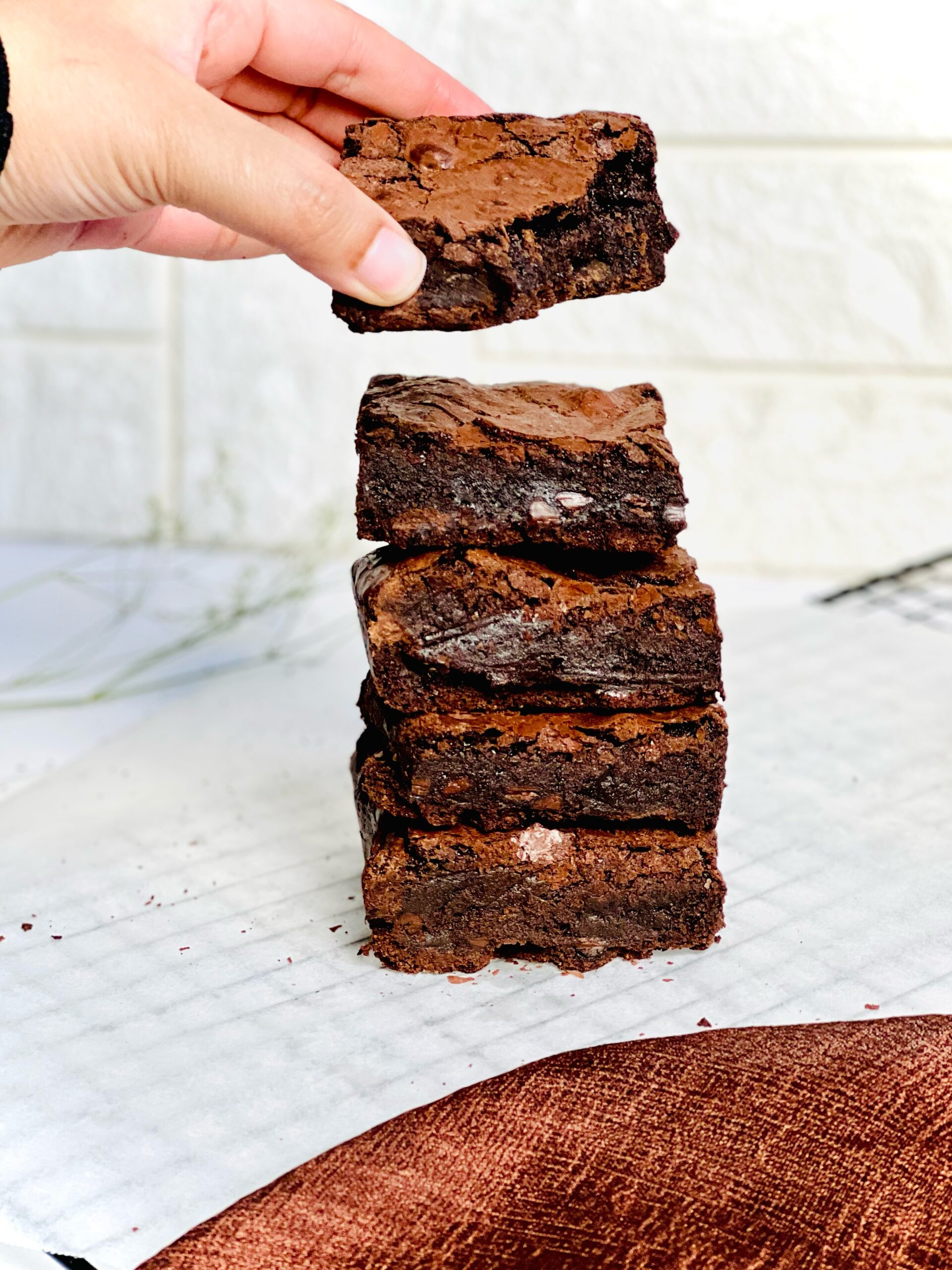 Double chocolate Fudge Brownies