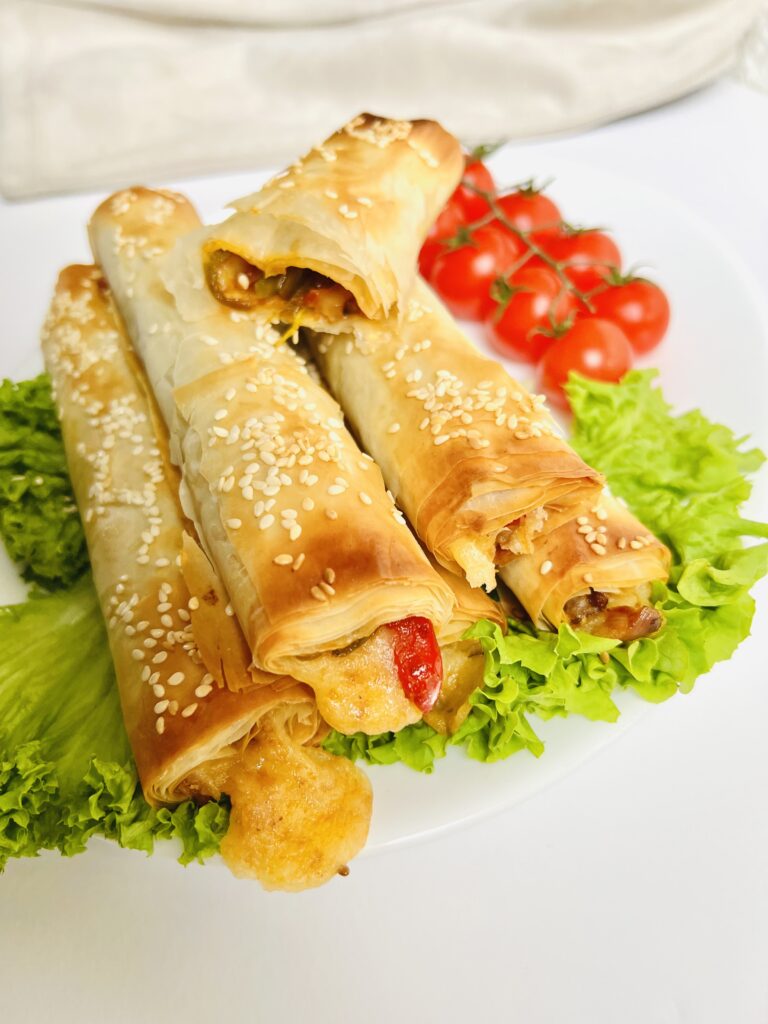 Cheesy Filo Cigars
