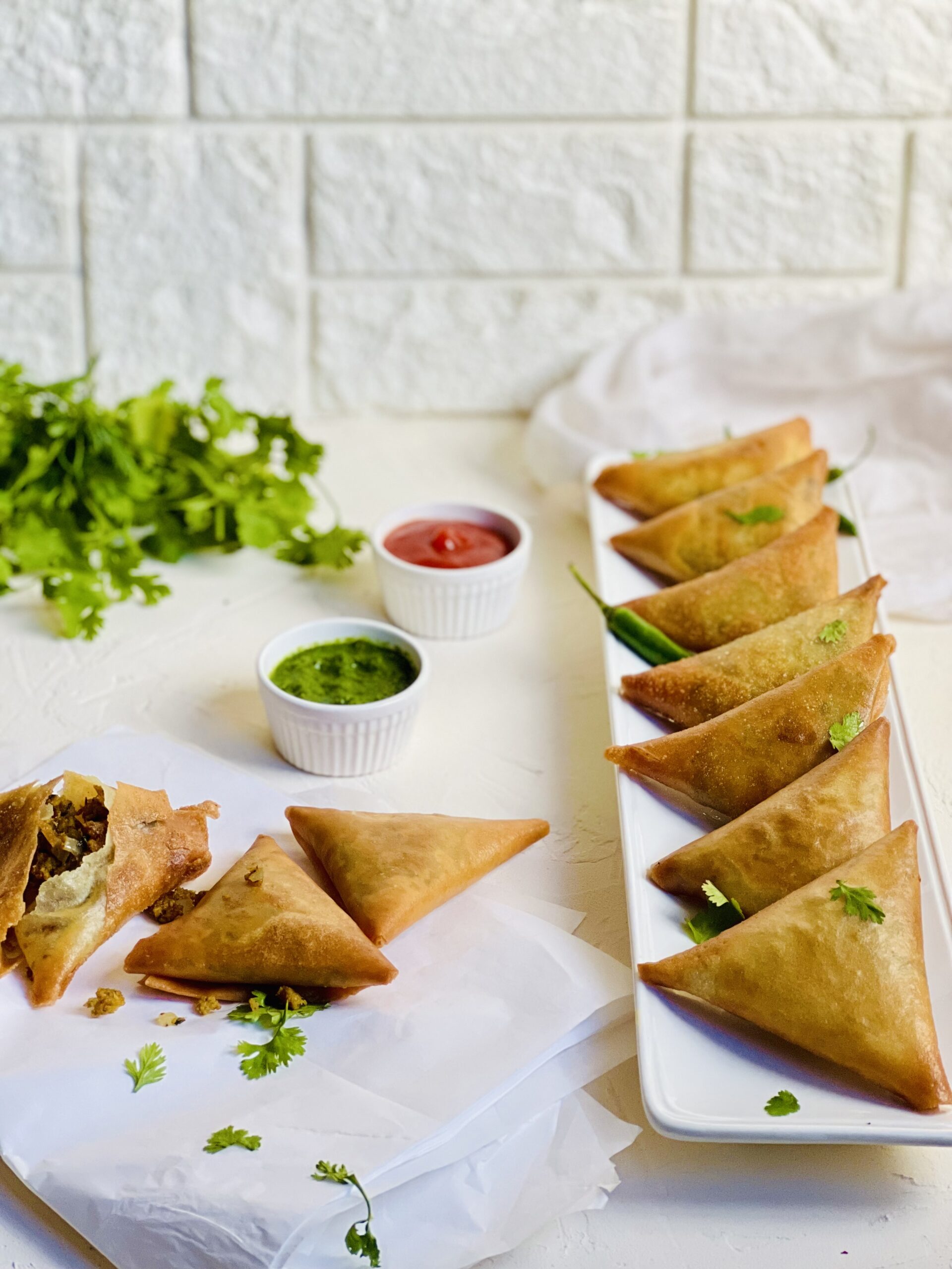 Qeema Samosa