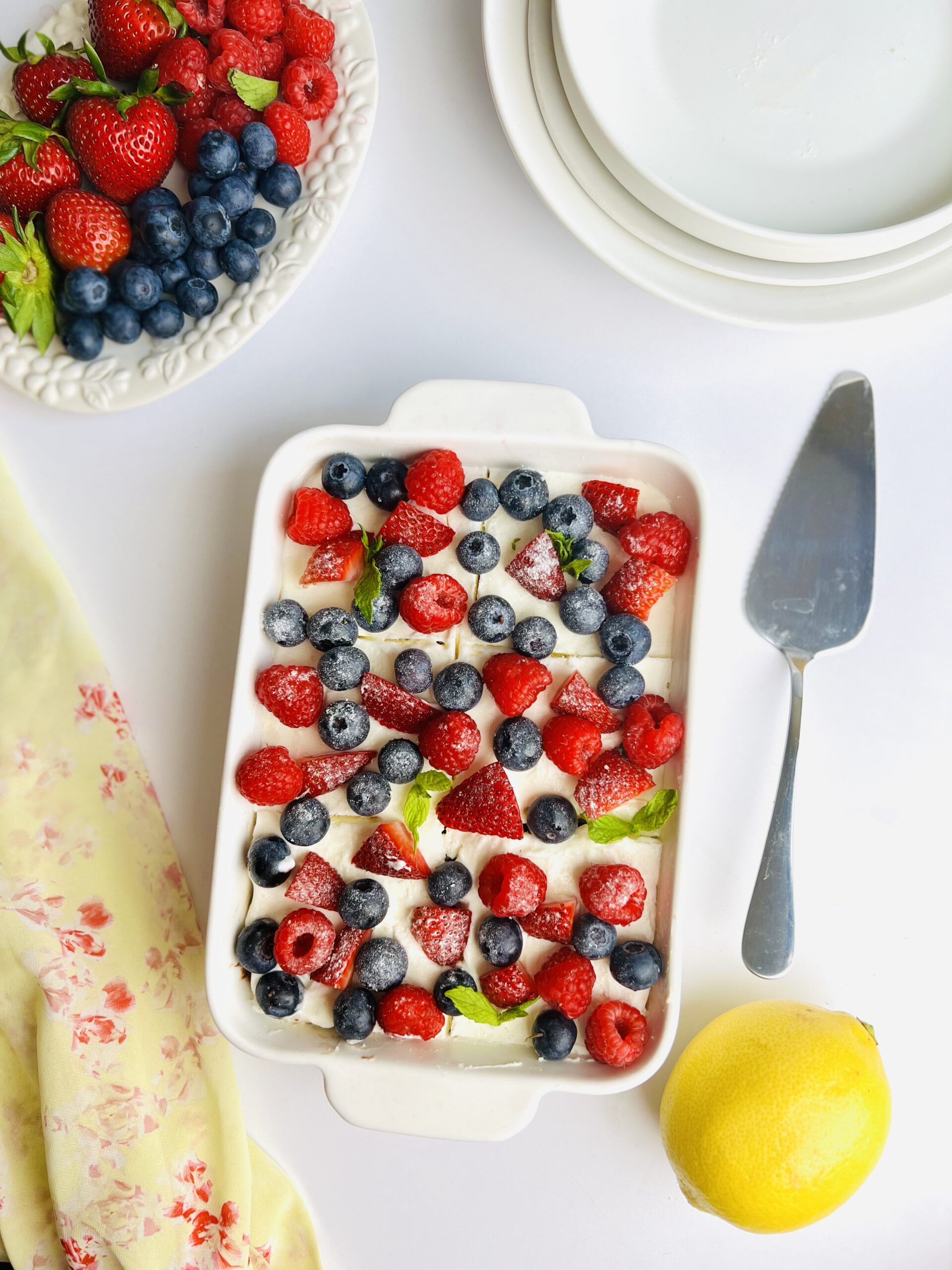 No Bake Berry Cheesecake