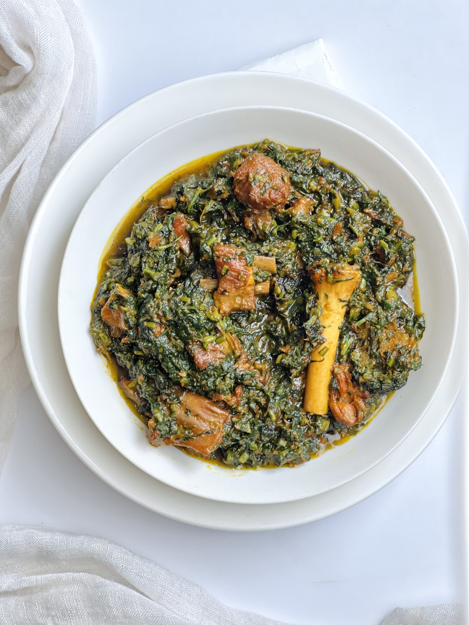 Palak Gosht/ Spinach with Mutton