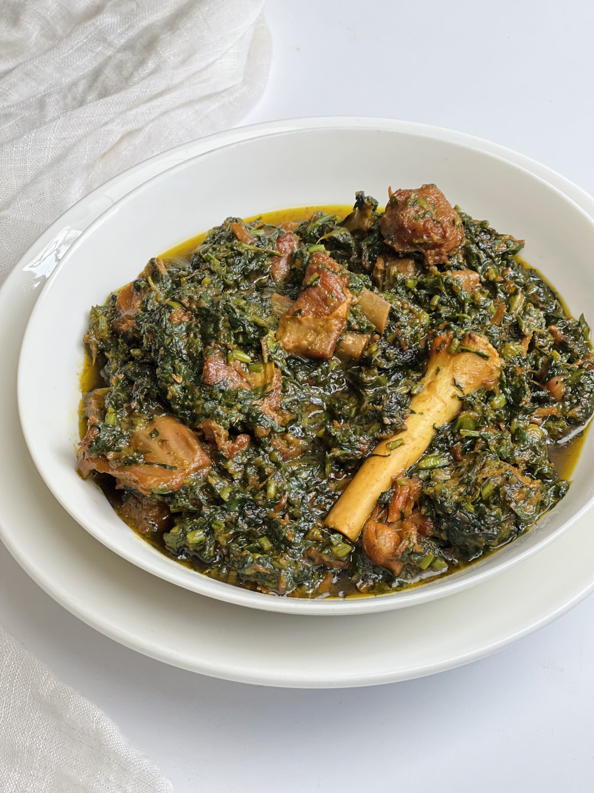 Palak Gosht/ Spinach with Mutton