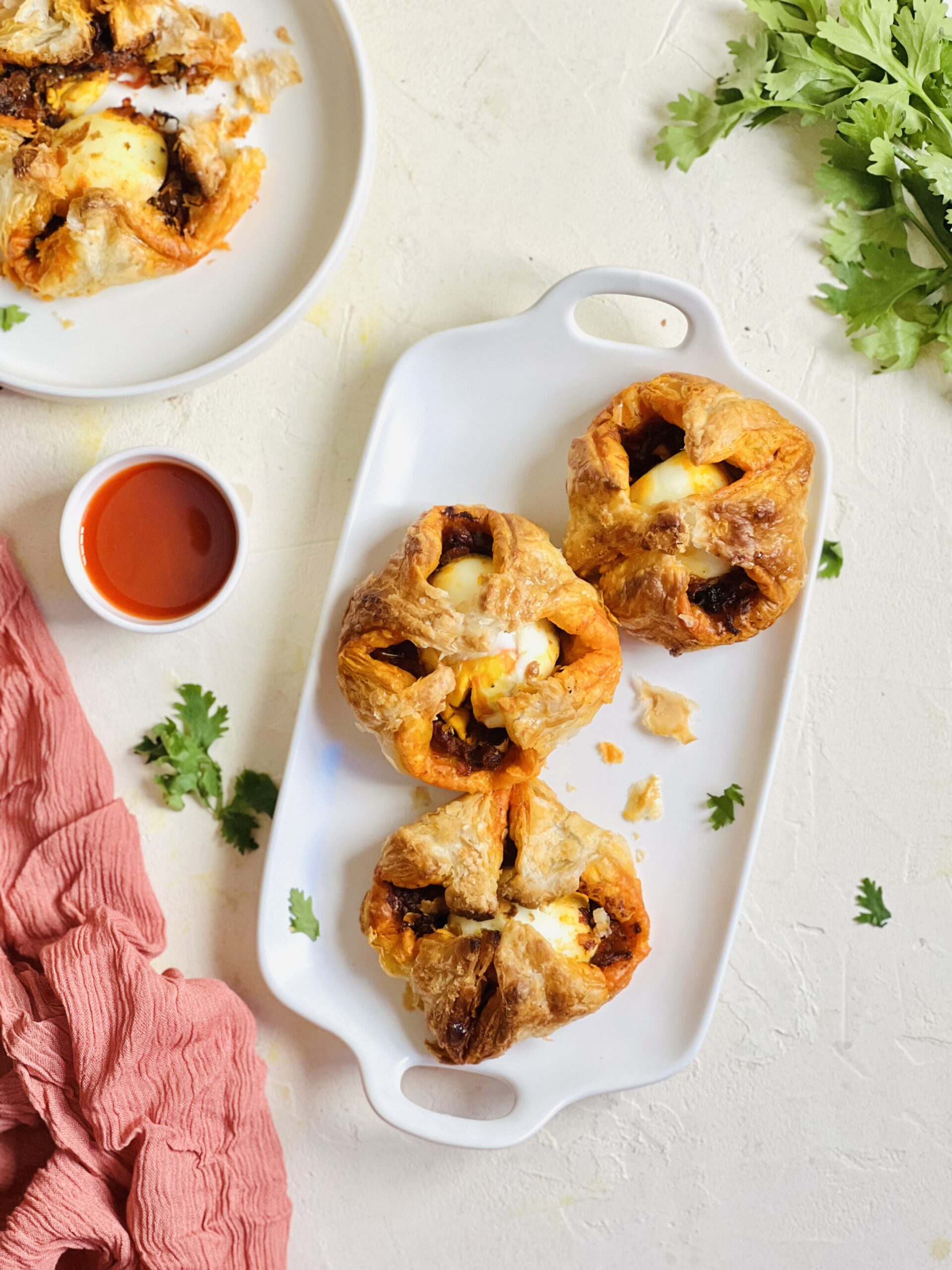 Masala Egg Puff