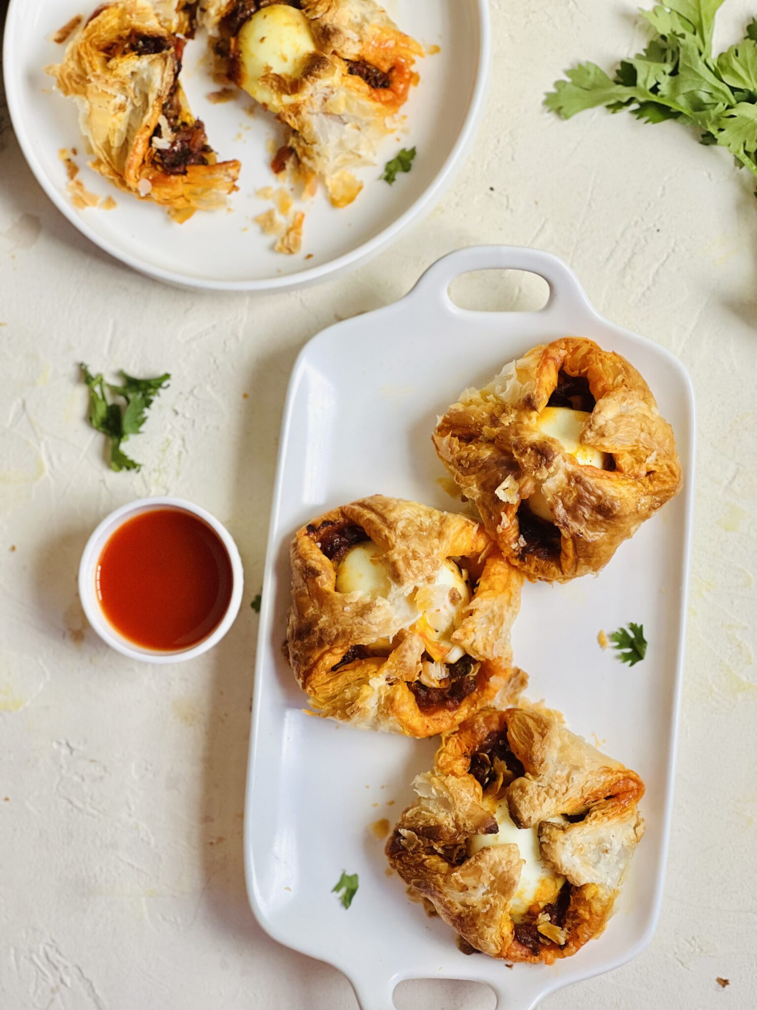 Masala Egg Puff