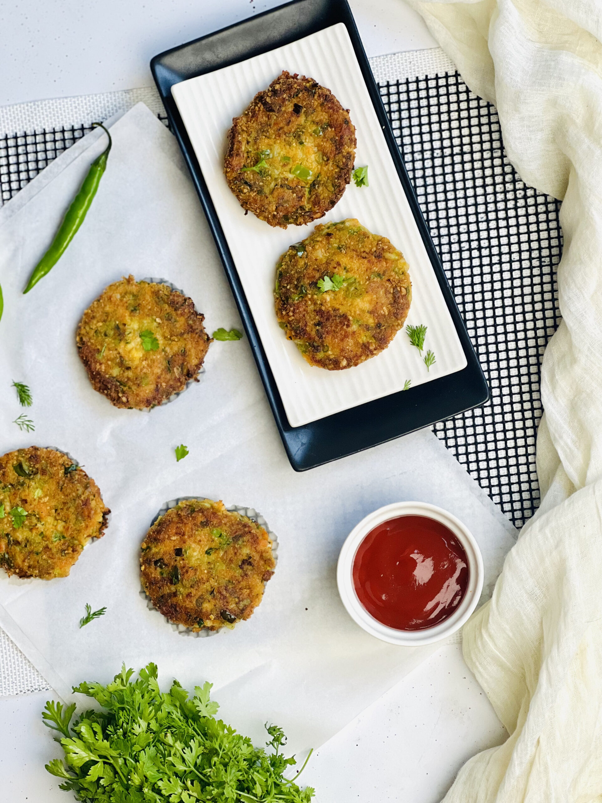 Vegetable Cheese Cutlets
