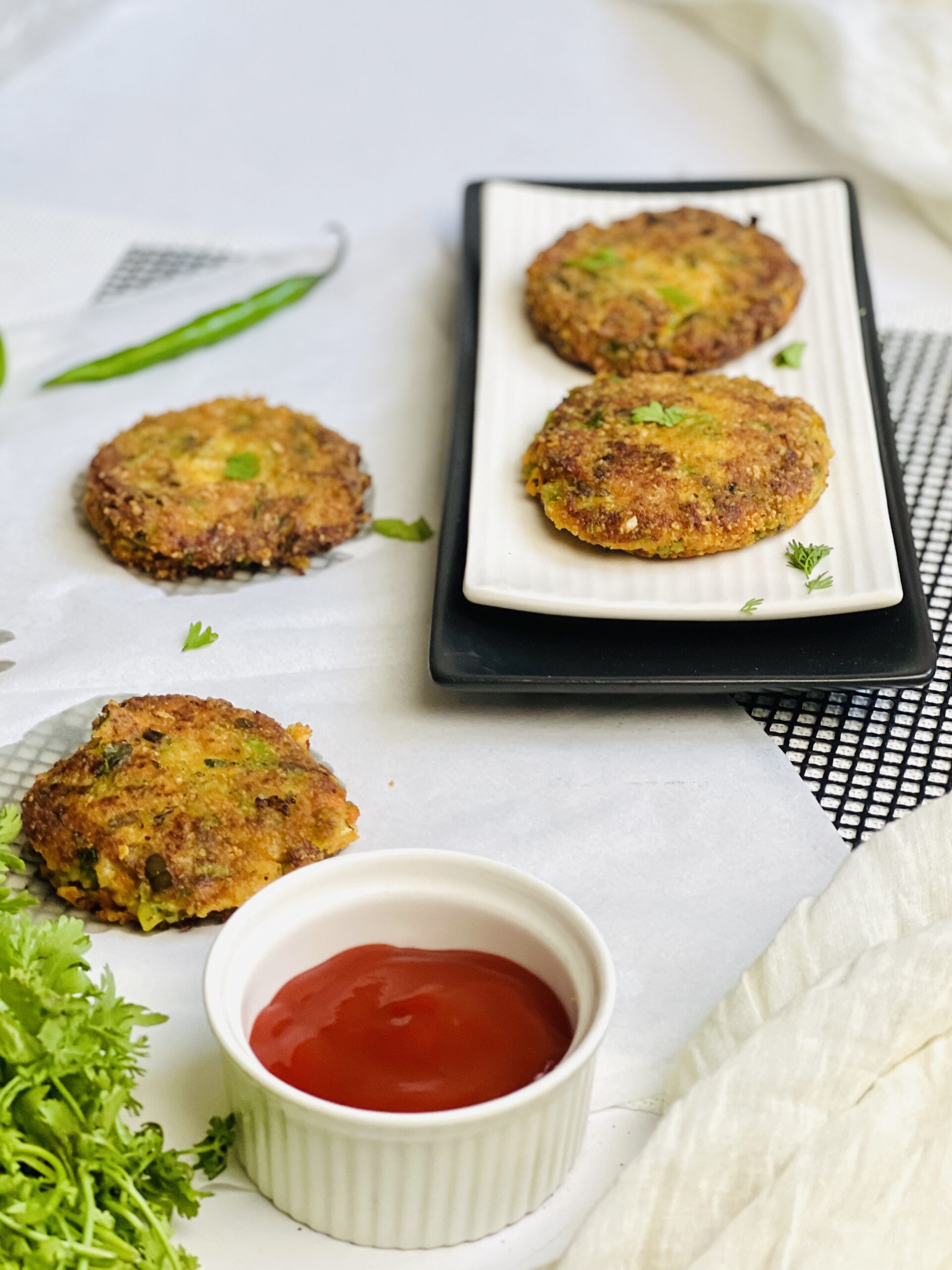 Vegetable Cheese Cutlets