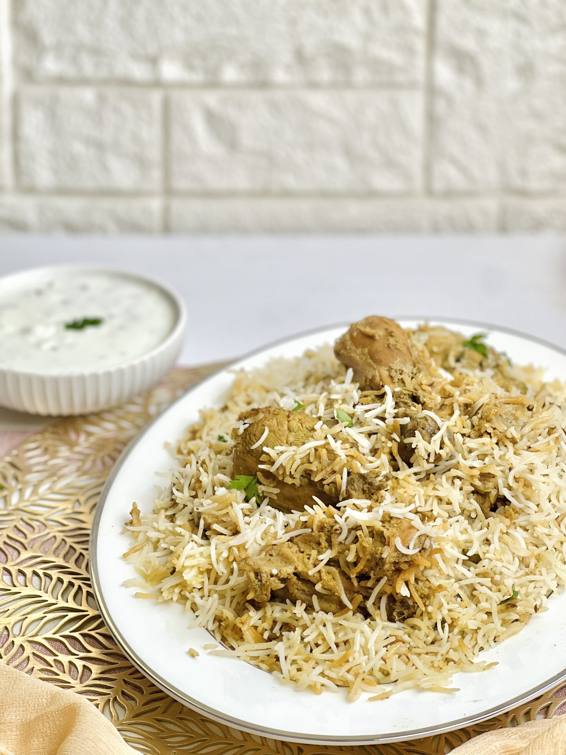 White Chicken Biryani